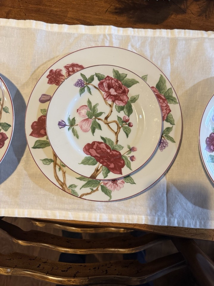 Plum Rose China Set for 8 Dinner Place Settings by Taste Seller Sigma ...