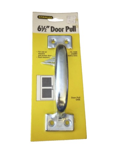 Stanley Zinc Plated 6-1/2 x 1-3/4 Cabinet/Door/Drawer Pull/Handle NEW ...