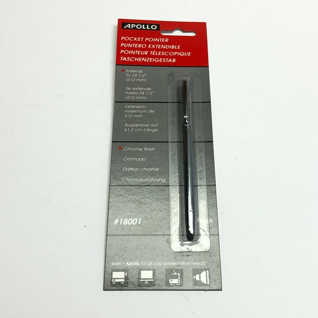 Apollo Extendable Pocket Pointer Extends to 24 1/2" Corome Finish ...