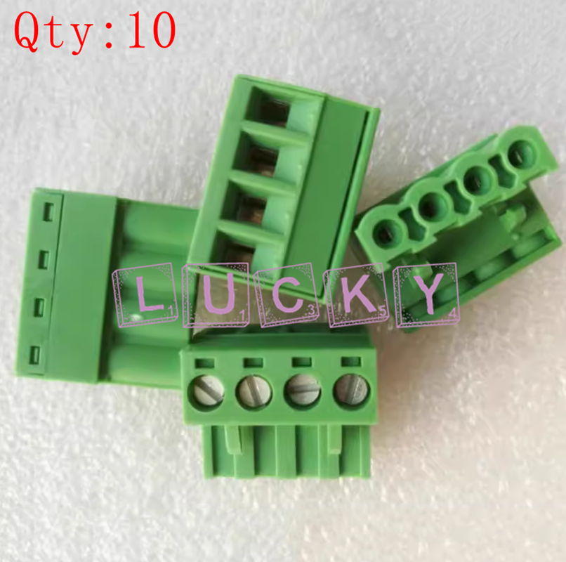 Qty:10 NEW REPLACE FOR Phoenix Contact MSTB2.5/4-ST-5.08 1757035 plug ...
