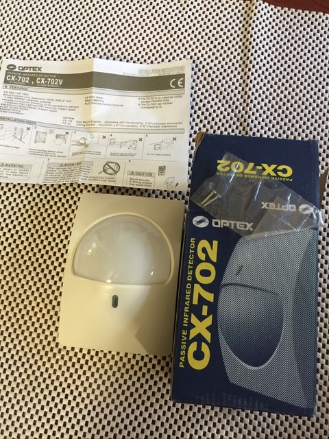 Optex Cx-702 Series IR Motion Detector Long Range Passive PIR for sale ...