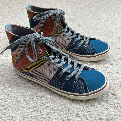 INKKAS Cyprus High Top Shoes Unisex Womens Size 11 Sneakers Colorful ...