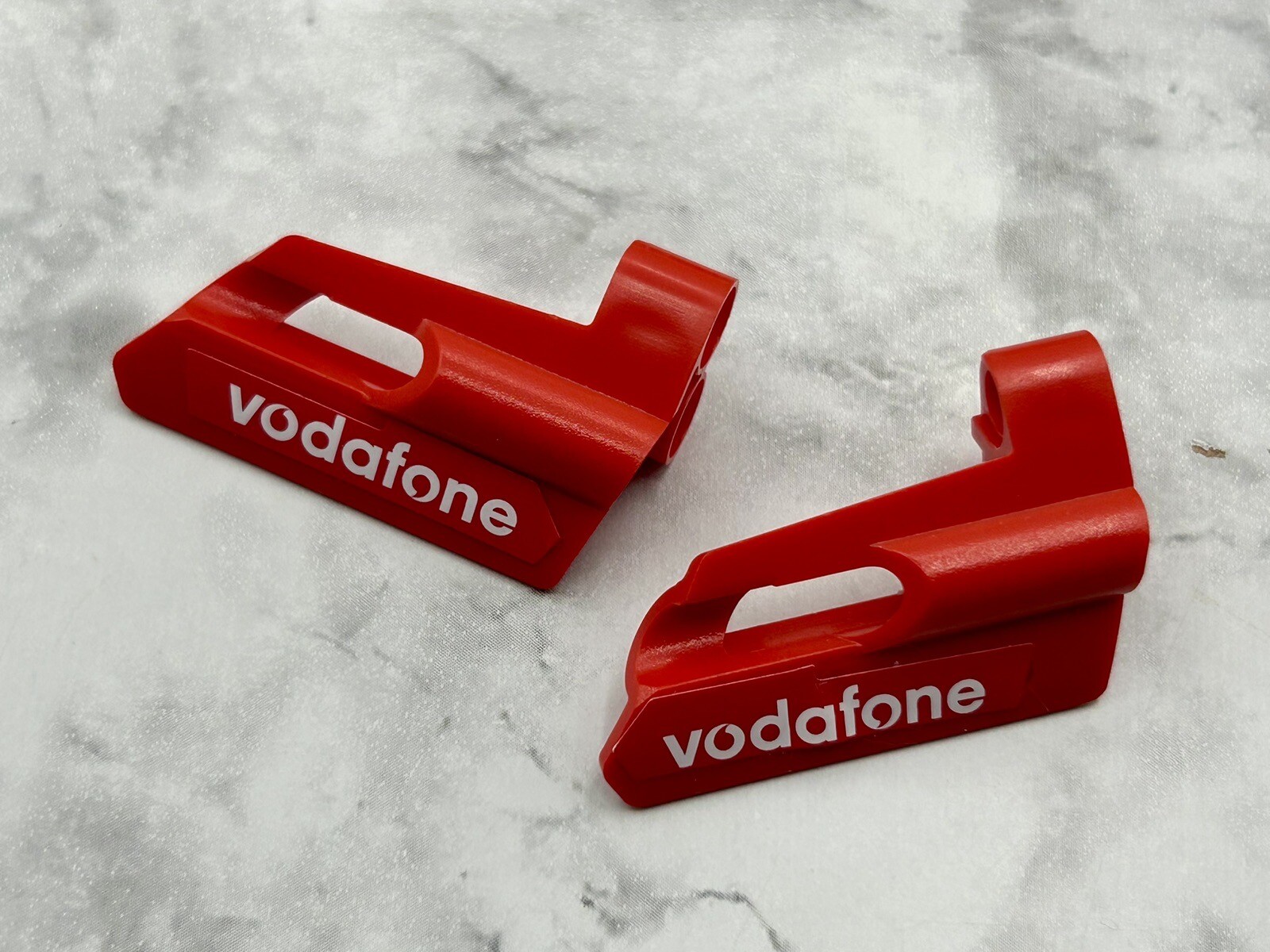 LEGO (2) Red Technic, Panel Fairing #25 Small Vodaphone (Sticker ...