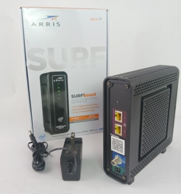 ARRIS Surfboard SBG10 DOCSIS 3.0 Cable Modem & Wi-Fi Router used clean ...