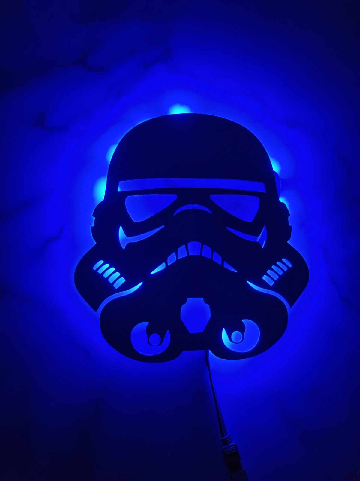 Stormtrooper Night Light. Star Wars Themed Wooden LED light | eBay