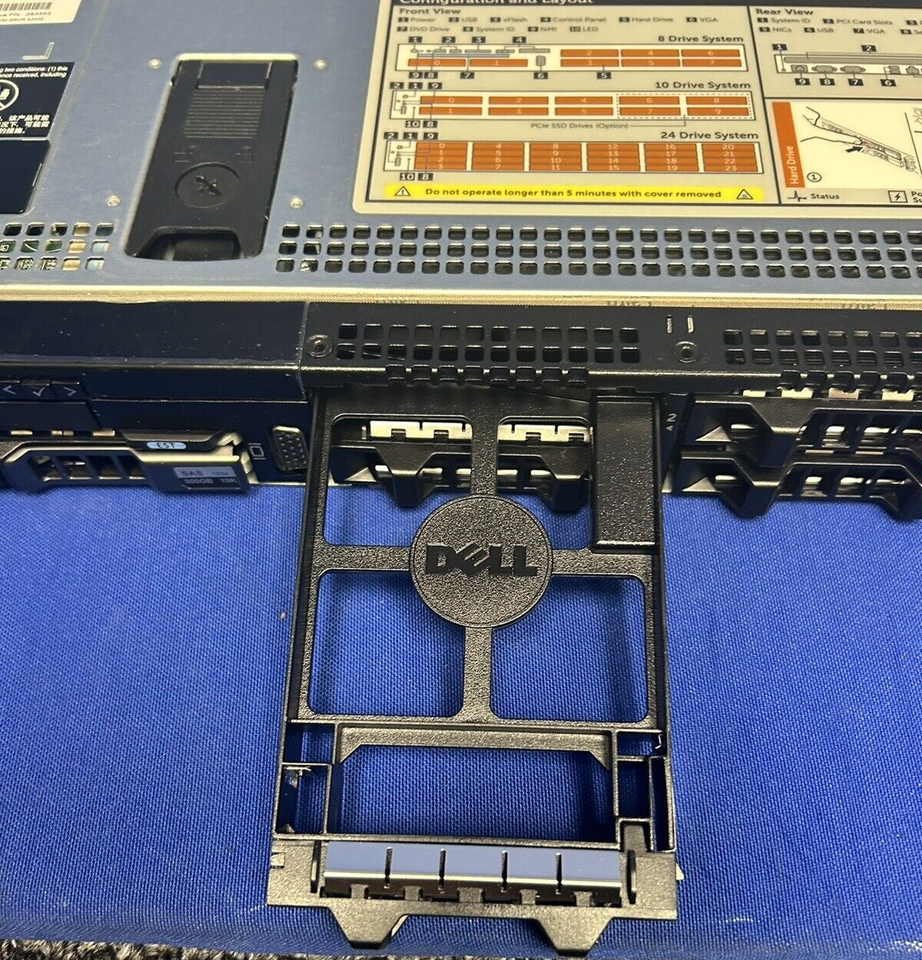 AVAYA/Dell PowerEdge R630 Server 2 X SAS 300GB 10K & 2X Dell 750W Power ...