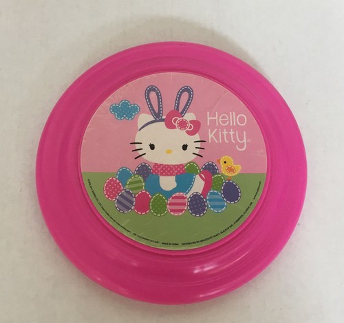 Hello kitty Easter theme pink flying disk outdoor toy girls Easter ...