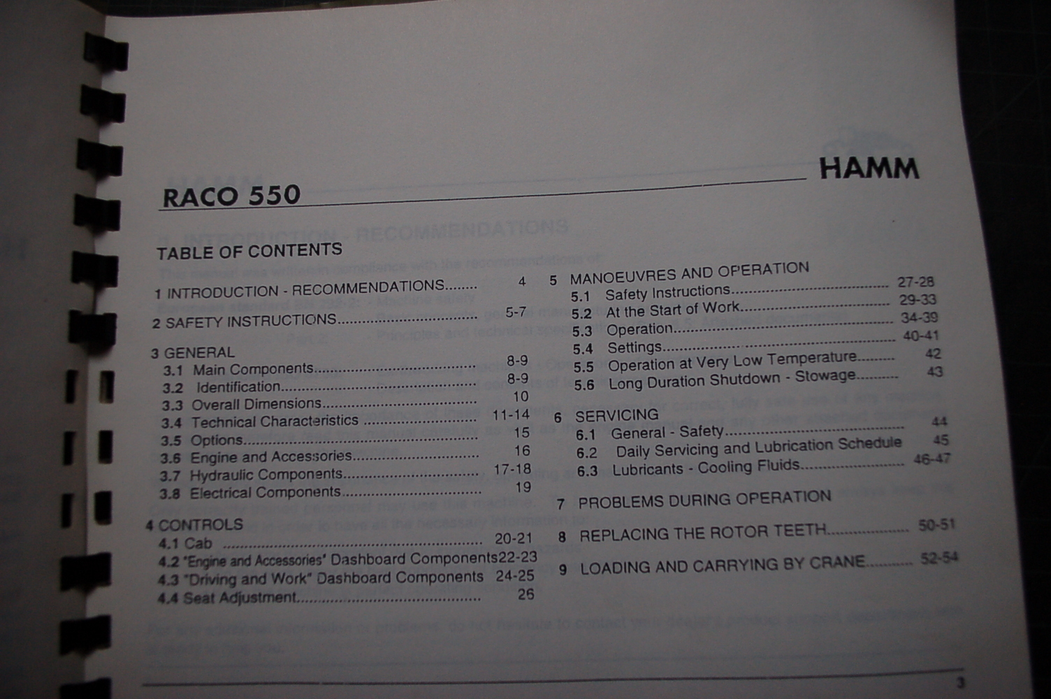 HAMM 1996 RACO 550 Soil Stabilizer Owner Operator Operation User Manual book | eBay