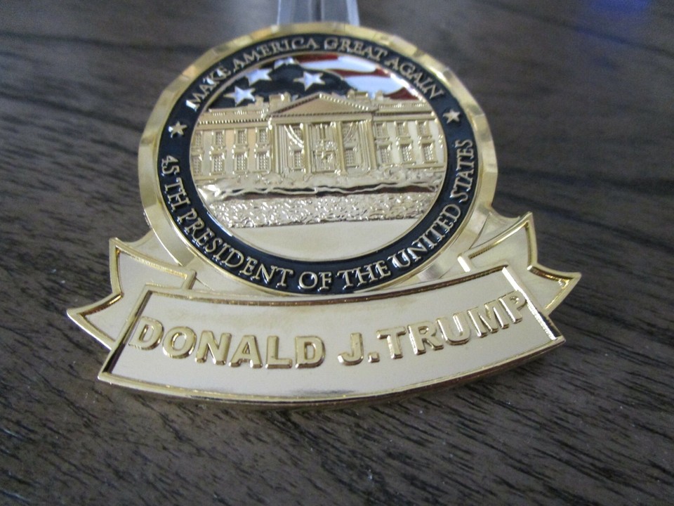 President Donald Trump White House MAGA POTUS Challenge Coin | eBay