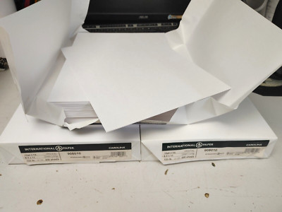 3 Reams - International Paper Carolina Digital White C1S 10 pt 133 lb ...