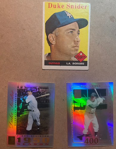 1958 Topps - #88 Duke Snider with 3 additional Tops Duke Snider Cards ...