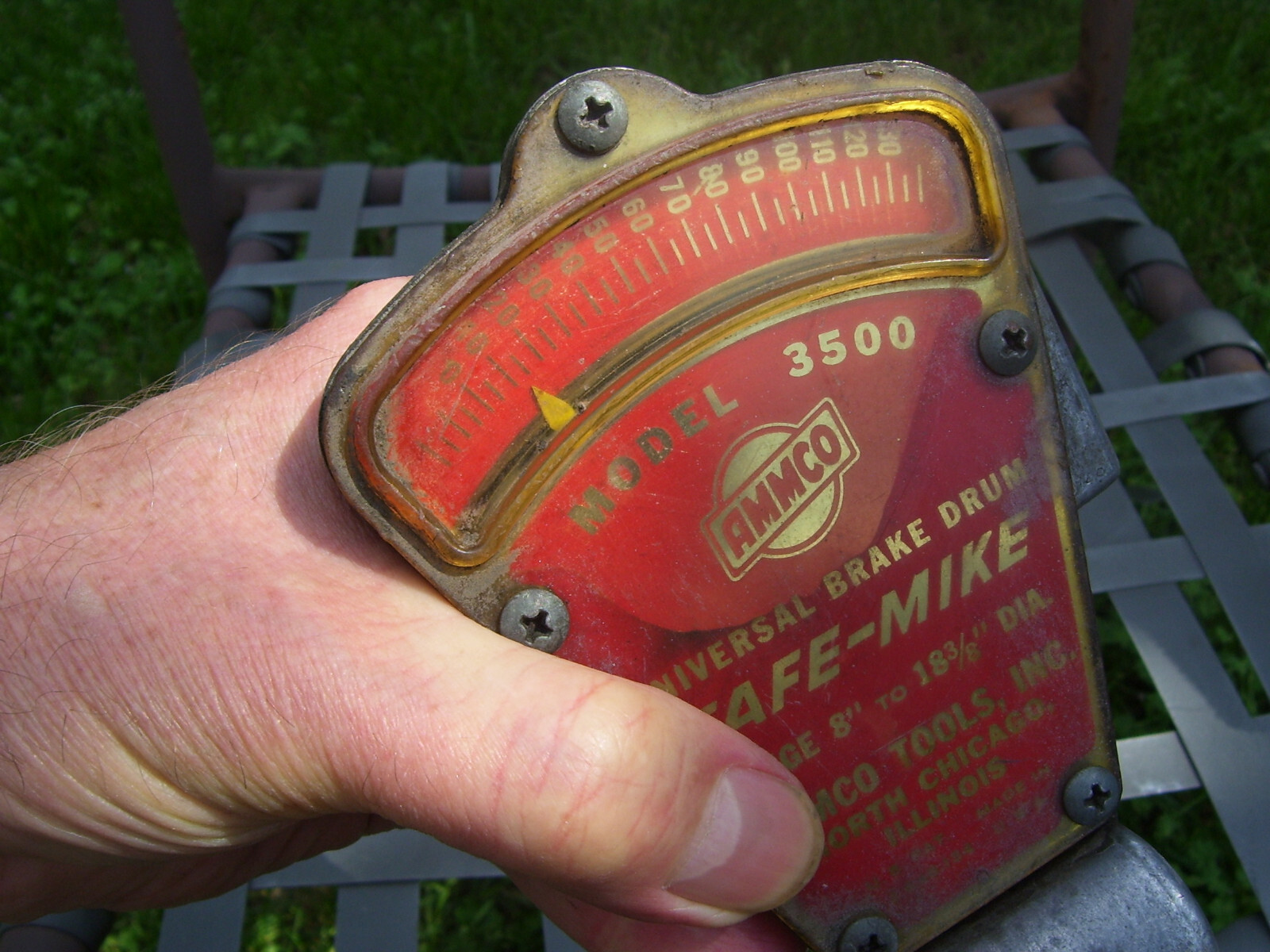 AMMCO Safe-mike 3500 Brake Drum Micrometer Measurement Shop Tool for ...