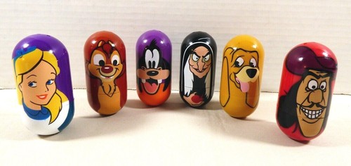 Lot of 6 2006-2006 Kellogg's Disney Celebration Wobblers Alice Goofy ...
