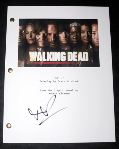 NORMAN REEDUS Signed THE WALKING DEAD Pilot SCRIPT + EXACT PROOF photo ...