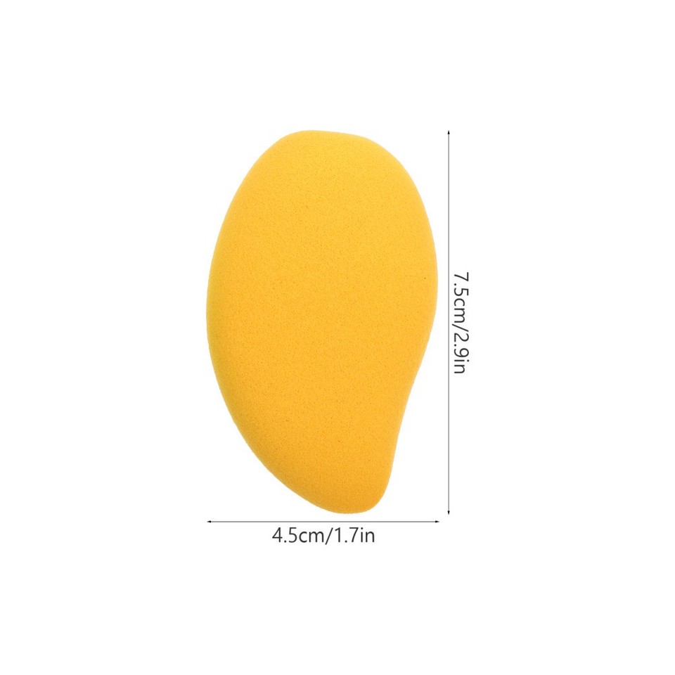 2 Pcs Practical Make-up Cosmetic Cushions Mango-shaped Cosmetic Tools ...