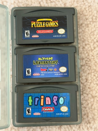 Lot of 3 NINTENDO GAME BOY ADVANCE Game Cartridges & Case - Used | eBay