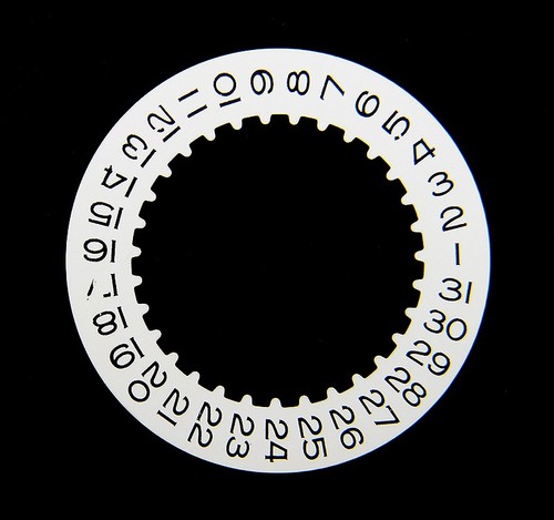 Genuine Rolex 3135 3175 3185 16200 White Date Indicator Wheel Disc ...