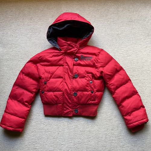 Boxer Des Rues Kids Quilted Jacket With Detachable Hood Red Size 8 ...
