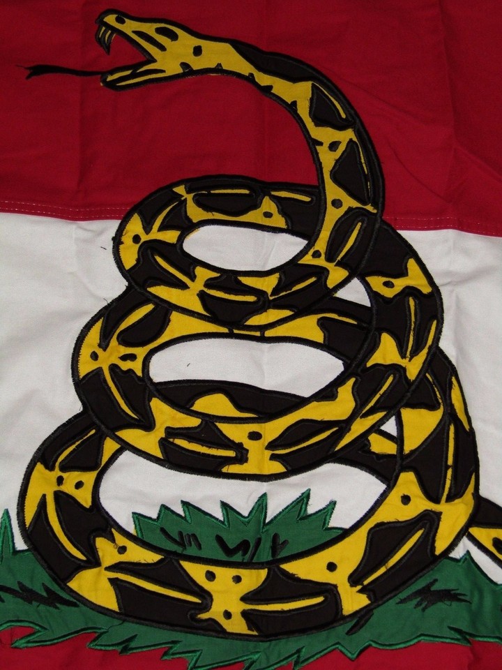 3x5 Embroidered Sewn Stars & Bars 7 Gadsden 100% Cotton Flag 3'x5' | eBay