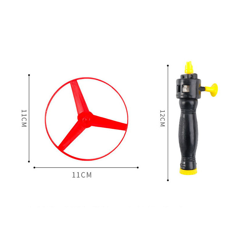 6pcs Flying Disc propeller Toys Kids Helicopter Pull String Flying ...