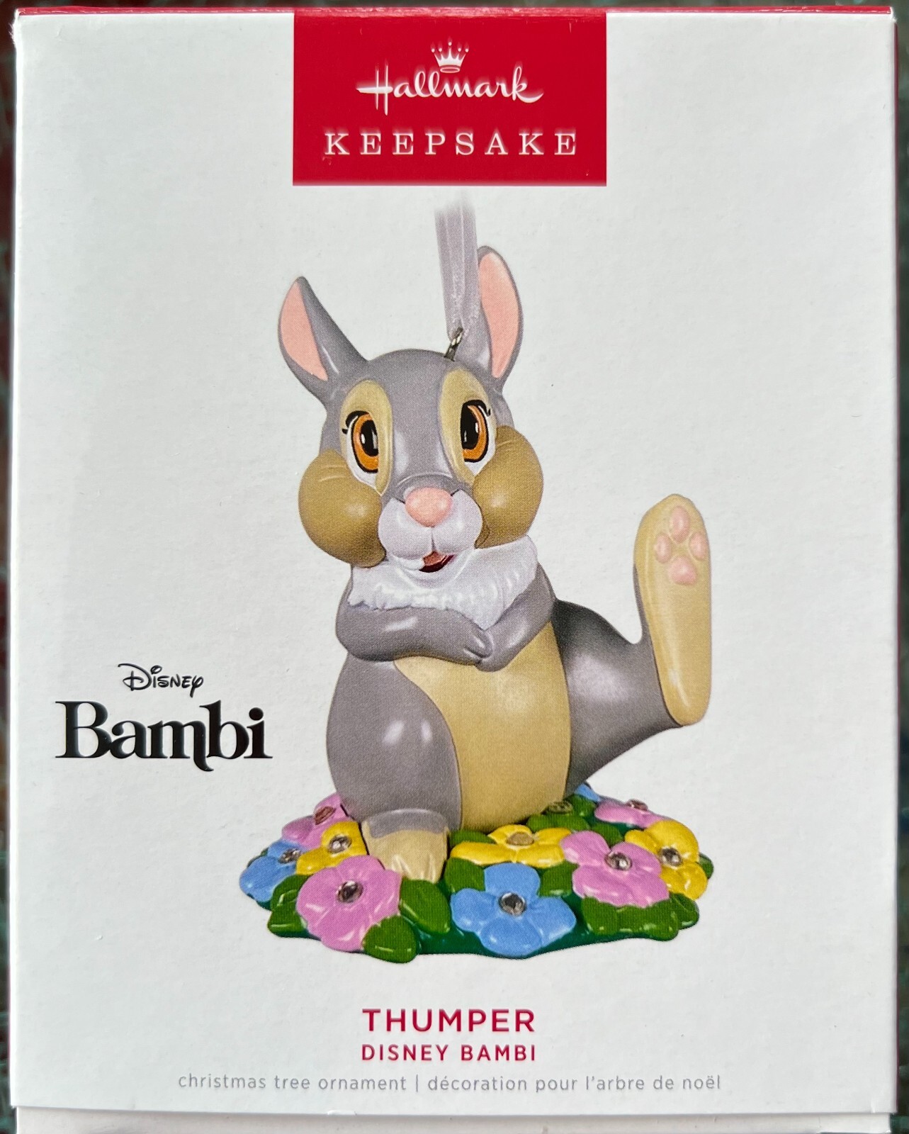 Hallmark Keepsake 2022 Disney Bambi: THUMPER Christmas Tree Ornament ...