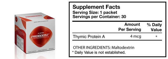 ProBoost Thymic Protein A Immune Support Supplement - 30 Packets for ...