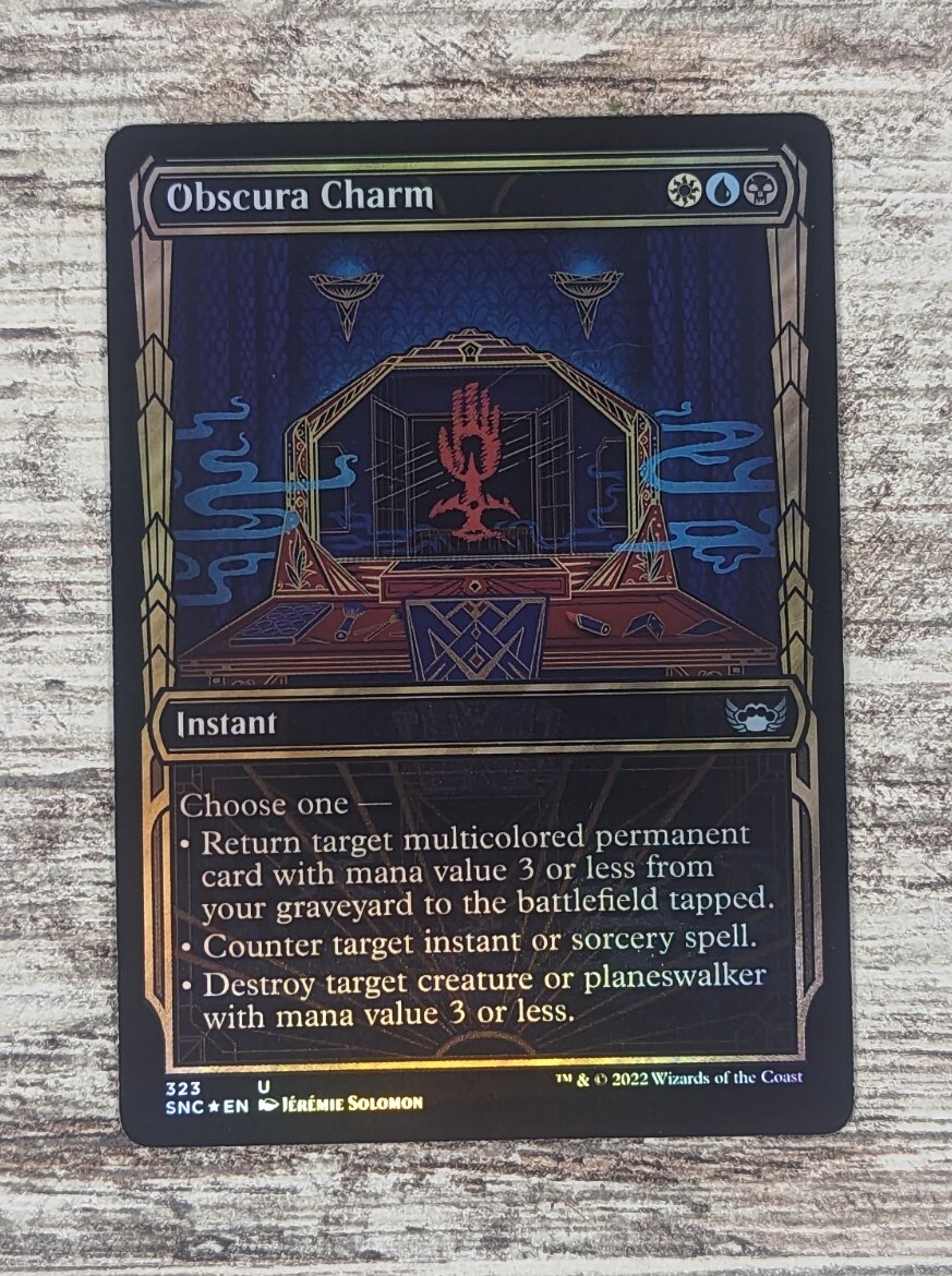 MTG Magic the Gathering Obscura Charm Showcase Streets of New Capenna ...