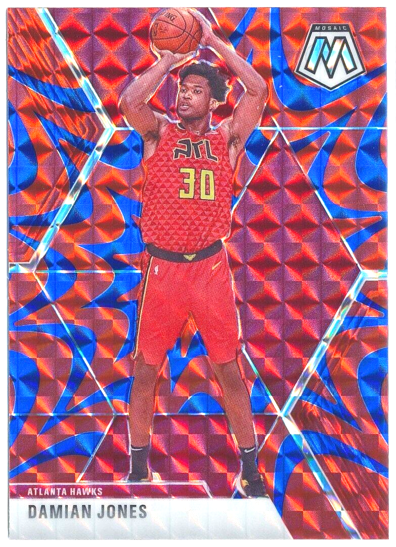 Damian Jones - Atlanta Hawks - REACTIVE BLUE - 2020 Mosaic Basketball ...