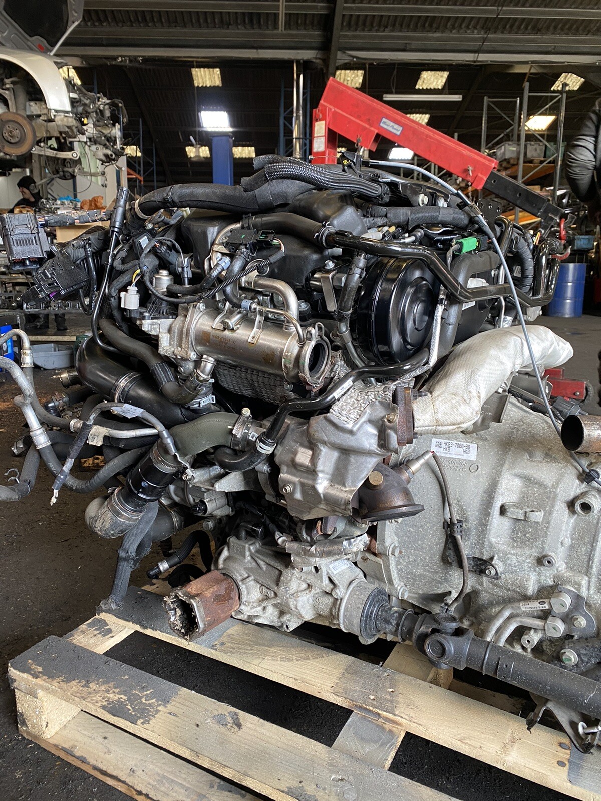 JAGUAR F-PACE 3.0SDV6 306DT EURO 6 COMPLETE DIESEL ENGINE 2018 11k ...