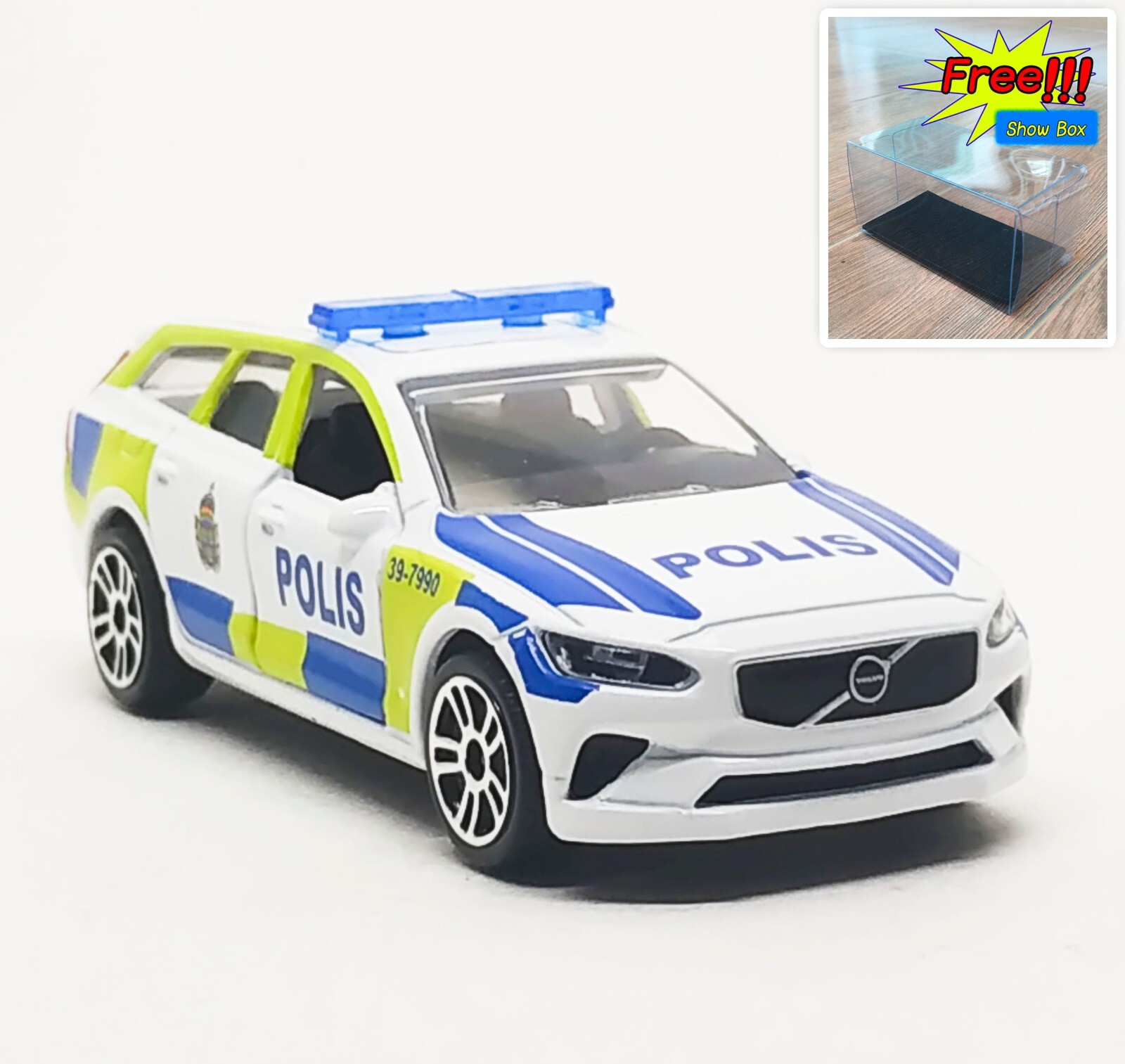 Majorette Volvo V90 POLIS (Sweden police) White 1:64 (3") no Package | eBay
