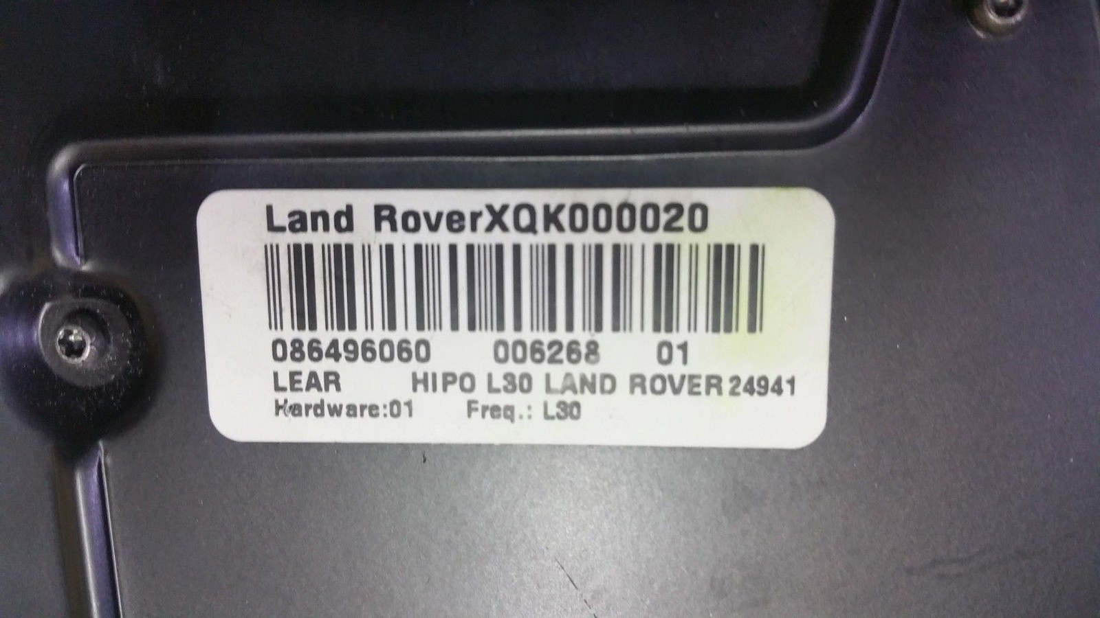 Land Rover Range Rover Amplifier XQK000020 Repair Service 2000 TO 2004 ...