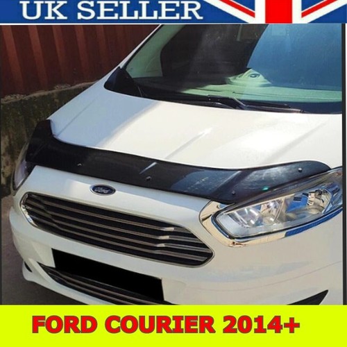 FORD TRANSIT COURIER 2014+ BONNET PROTECTOR GUARD BRA BUG STONE HOOD ...