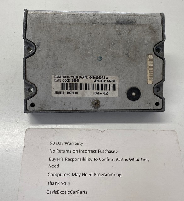 Dodge RAM 1500 FCM 56049618ab Front Lighting Control Module 64469H for ...