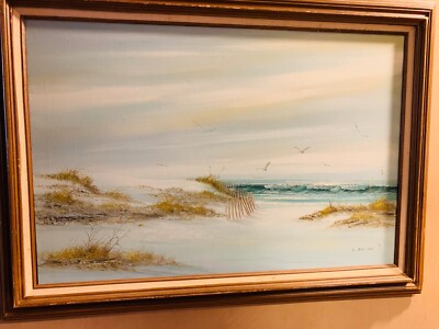 Antique VINTAGE OIL PAINTING SIGNED C.MELTON 36 Inch by 24 Inch | eBay