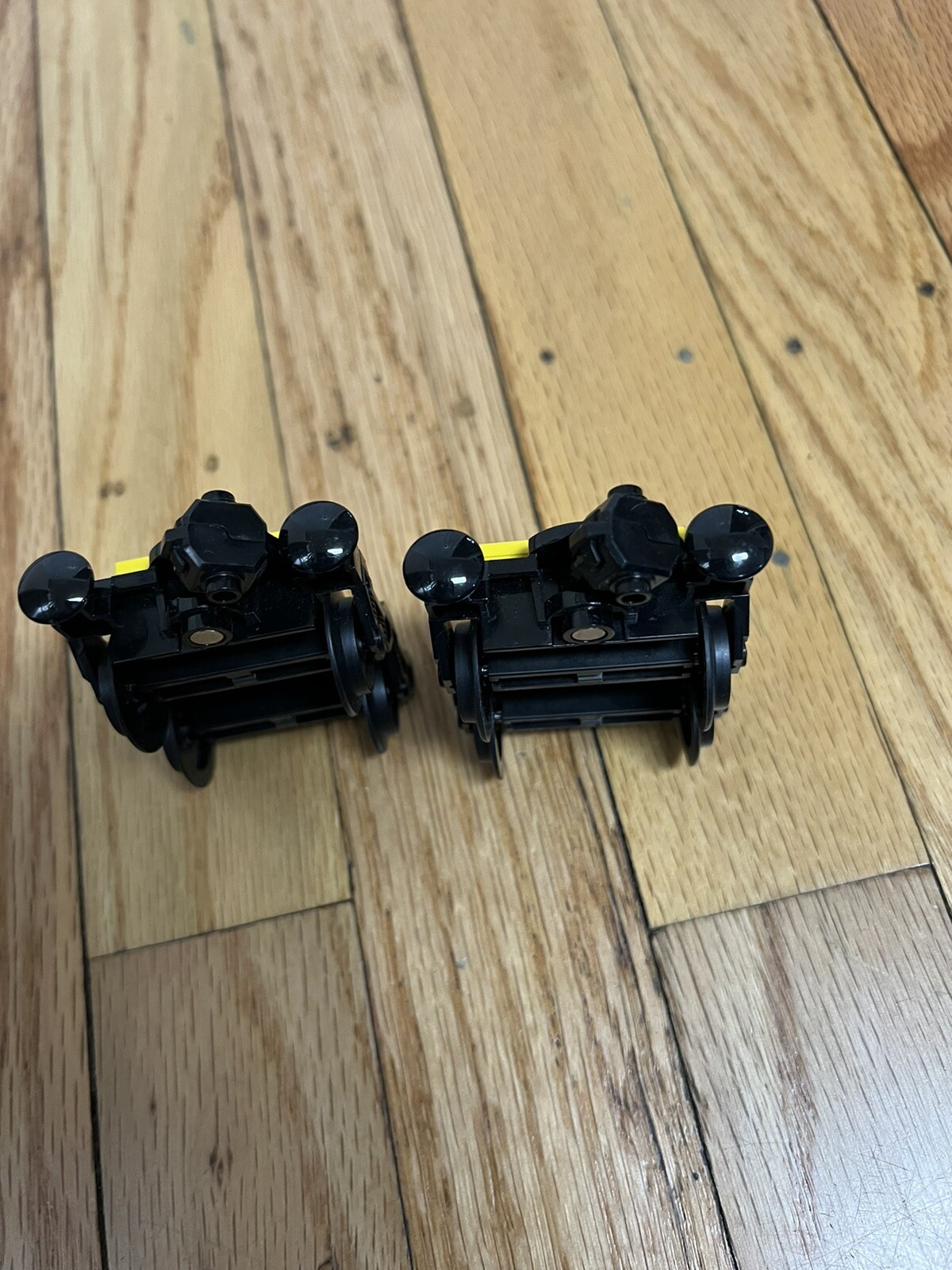 2 Lego Train Wheels Complete Assembly Extended Wheels w/ Plastic Pins ...