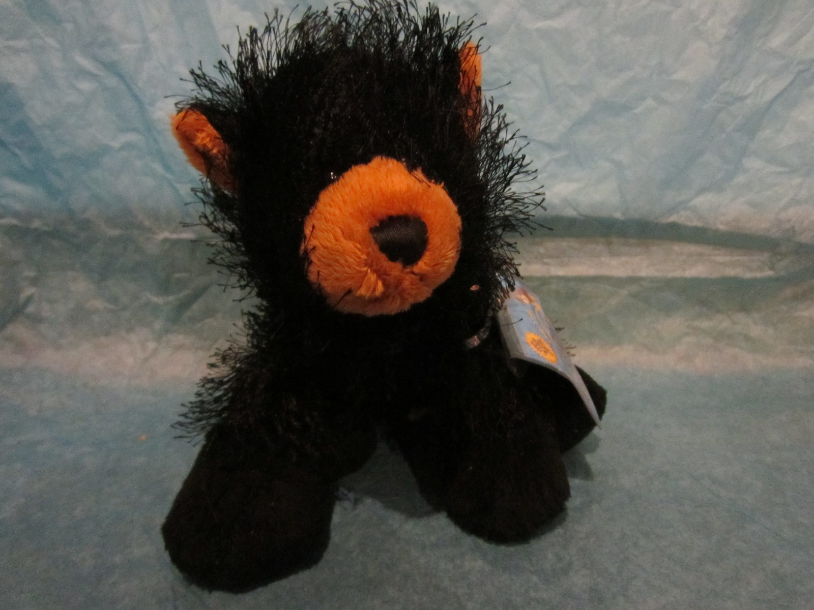 Ganz Webkinz Black Bear Virtual World Adopt A Pet Fuzzy Wuzzy Bean ...