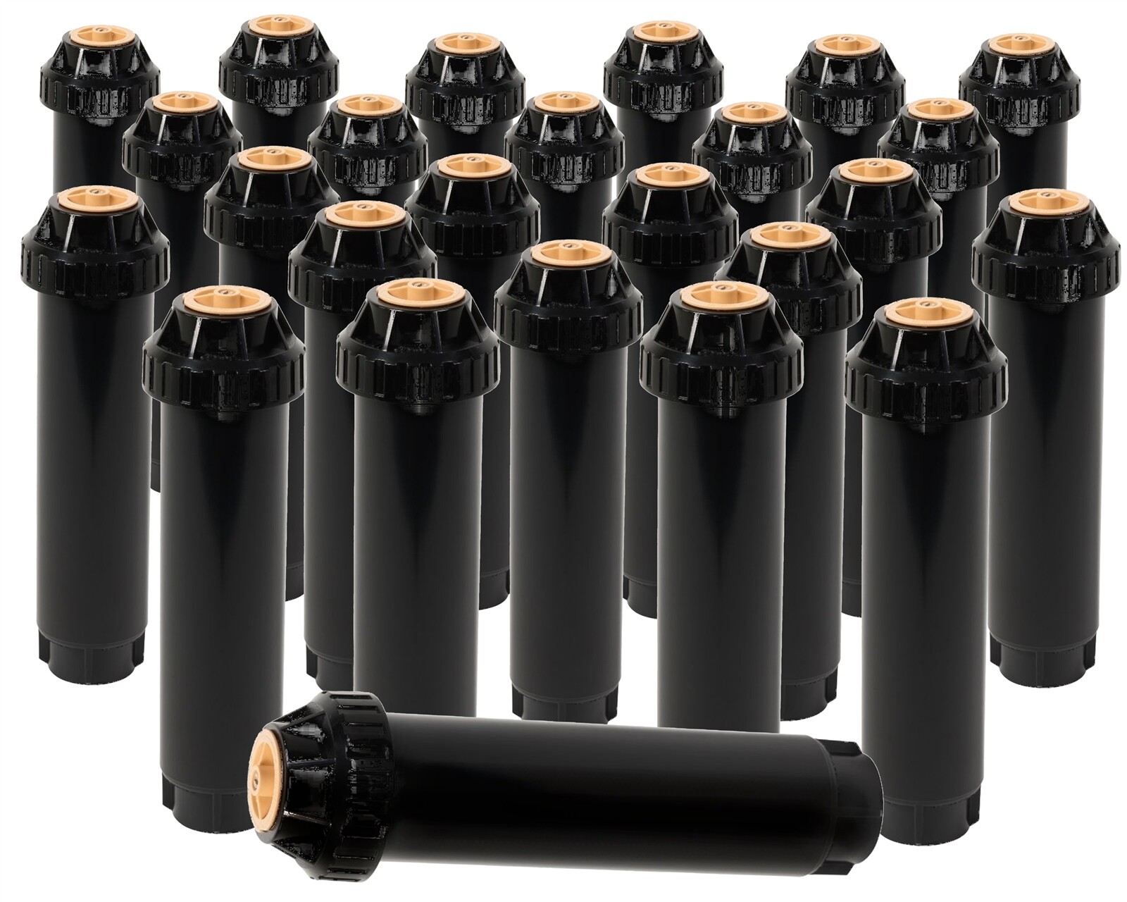 25 Rainbird US418 4" Pop-up Spray Head Sprinkler w/ 18' VAN Variable ...