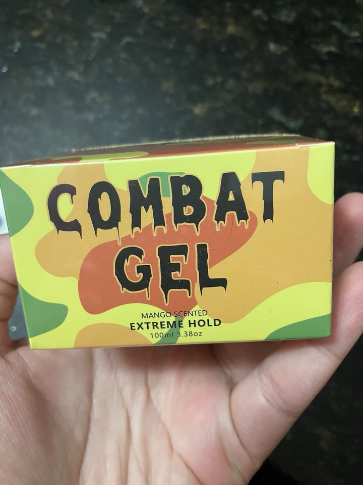 COMBAT GEL Strong Hold Hair Gel Brand New Mango Scented 3.38 Oz | eBay