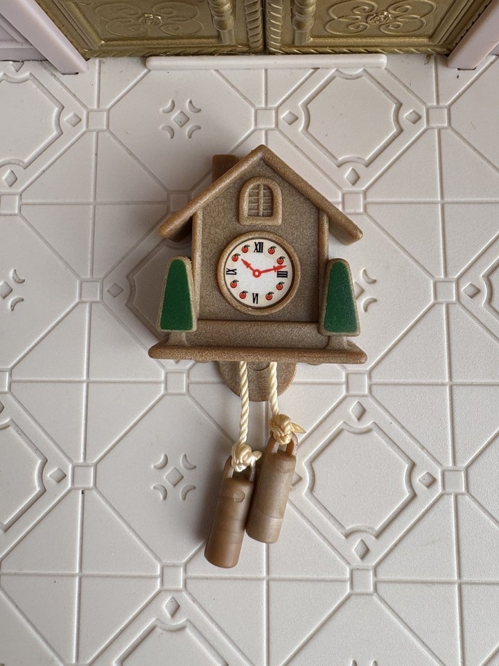 Sylvanian Families Vintage Kitchen Spares Cuckoo Clock Calico Critters ...