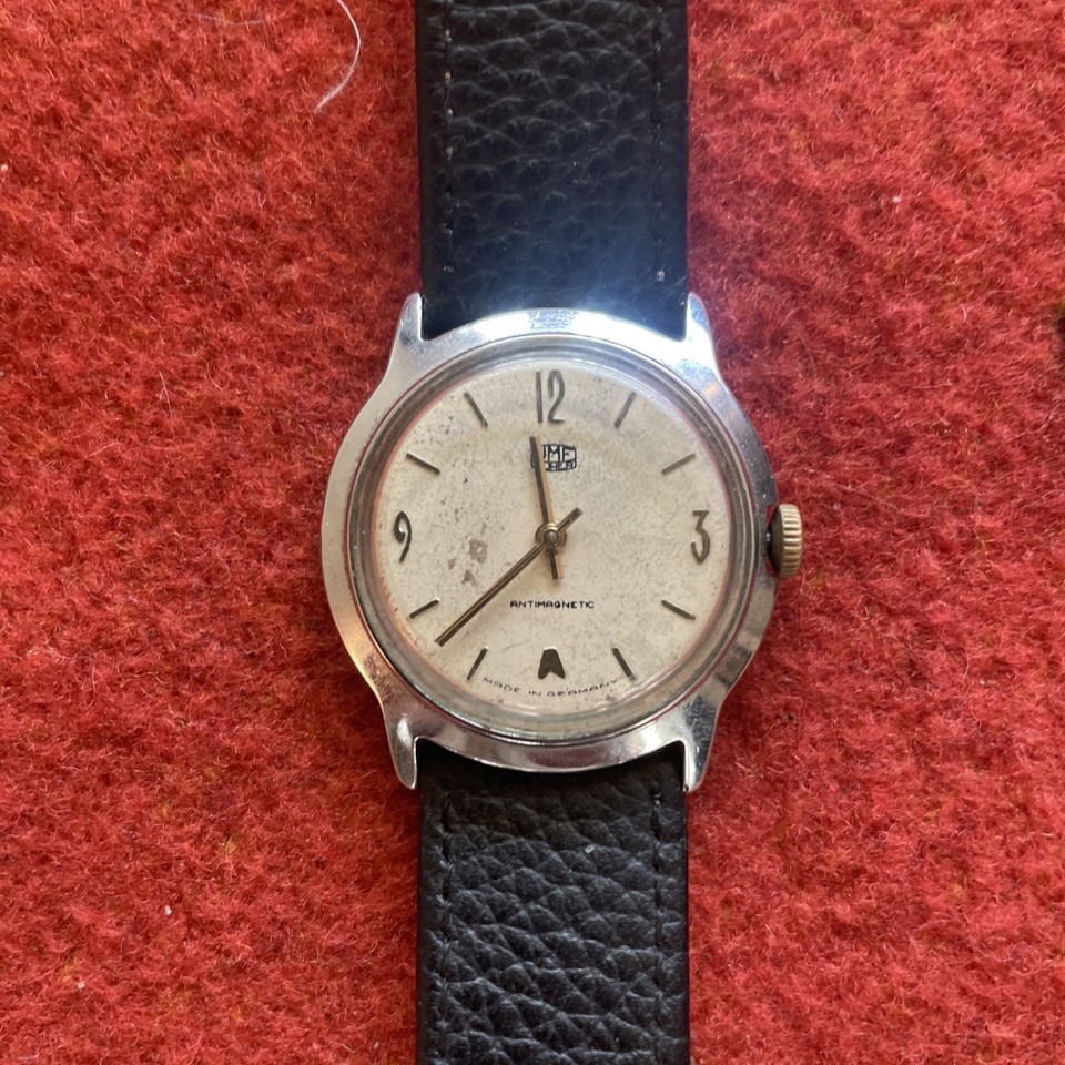 Vintage Ruhla UMF Men’s Automatic German Wristwatch Runs for Repair ...