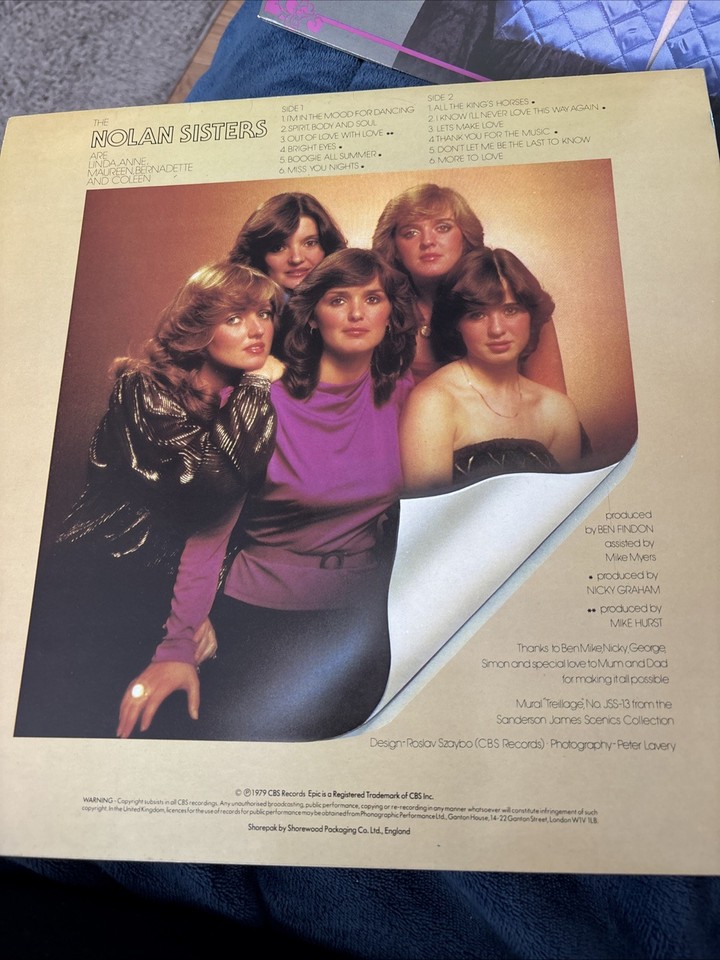 Nolan Sisters - 12" Vinyl - The Nolan Sisters - S EPC 83892 | eBay UK