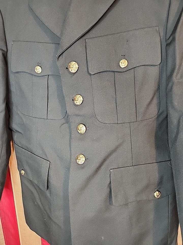Size Pictured DSCP Class A Jacket Army Dress Green Uniform Ag 489 8208 ...