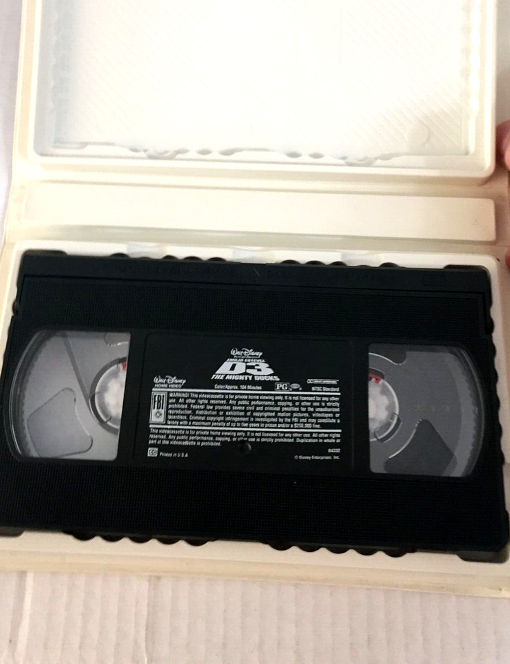 D3 The Mighty Ducks VHS tape Ships Free Same Day With Tracking | eBay