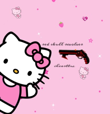 red skull revolver da hood skin (fast delivery) | eBay