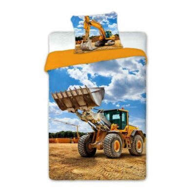 Digger Single Duvet Cover Set 100% Cotton European Size Construction ...