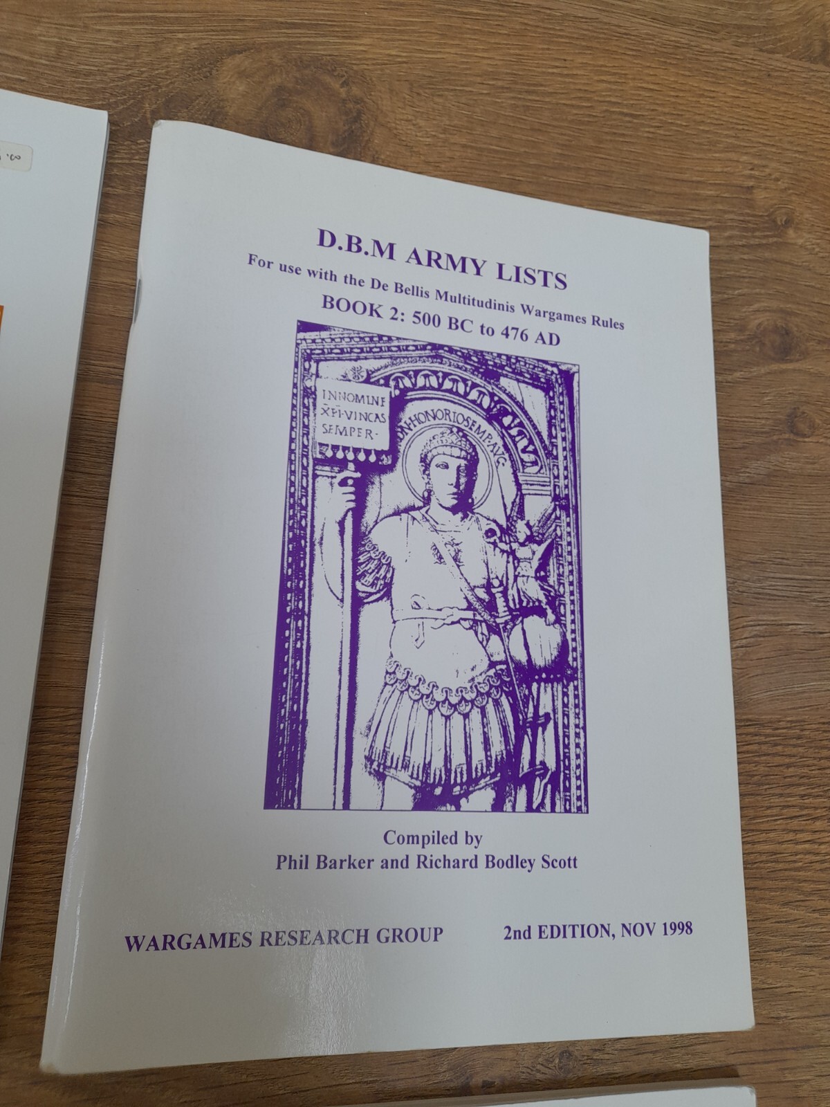 Vintage Collection of 4 Wargame Rules Books - DBM Army Lists WRG ...