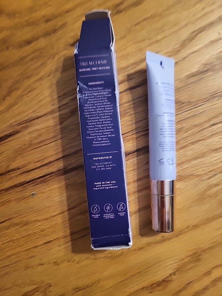 Tru Alchemy Eye Elixir Cooling Eye Treatment Technology .5oz Sealed Box ...