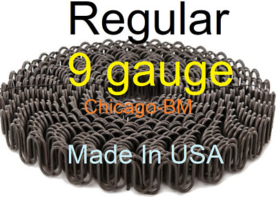 Regular- 9 ga-Zig Zag Spring Furniture-Auto Upholstery 15-20-25-30-35 ...