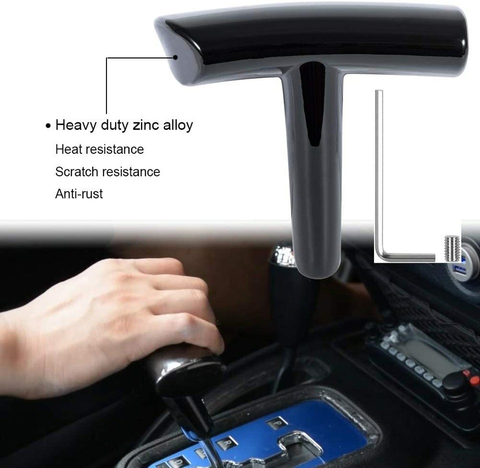 T-Handle Gear Shifter Knob for Jeep Dodge Challenger Compass & Jeep ...