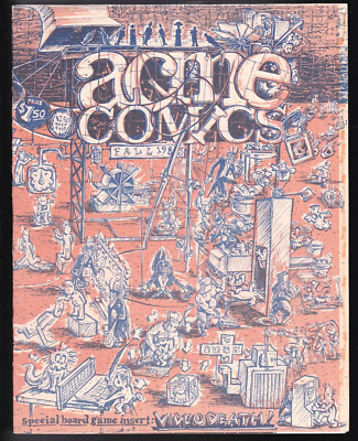 ACME COMICS MAGAZINE 6 RARE UNDERGROUND COMIX WITH VIDEO DEATH BOARD ...